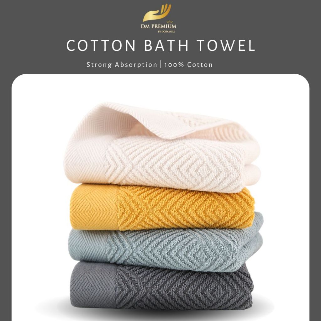 [READY STOCK ] Home Towel Bath 100% Serap Air Tuala Mandi Dewasa Besar ...