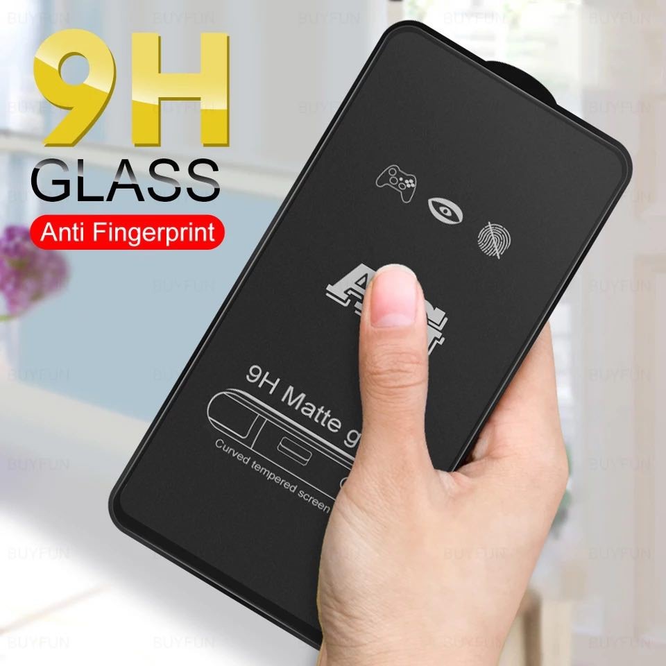 Samsung Galaxy M31/M51 AG Matte Anti Fingerprint Full Cover Tempered ...