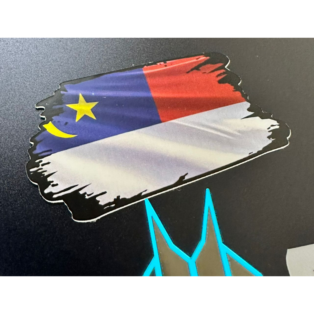 Car Sticker Bendera Malaysia Sticker Flag Motor Sticker Negeri ...