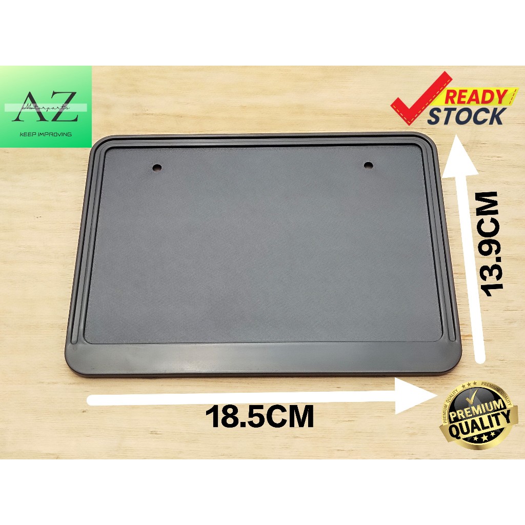 MOTORCYCLE REAR NUMBER PLATE ( TEBAL ) | Shopee Malaysia