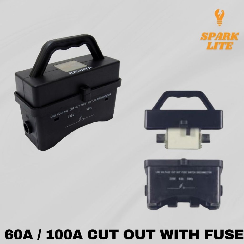 63A / 100A TNB Cut Out Unit C/W Blade Type Fuse | Shopee Malaysia