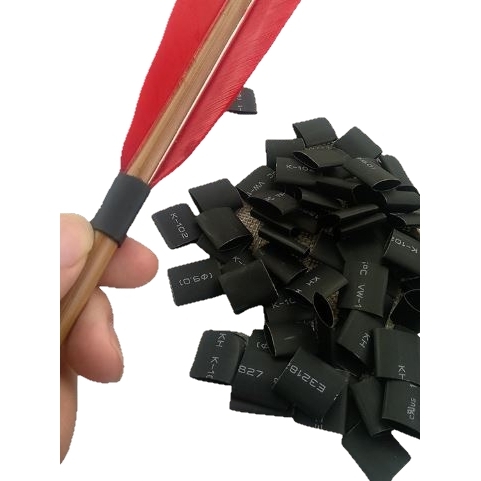100pcs Archery Feather Vanes Protector Fletcher and Arrow Accessories ...