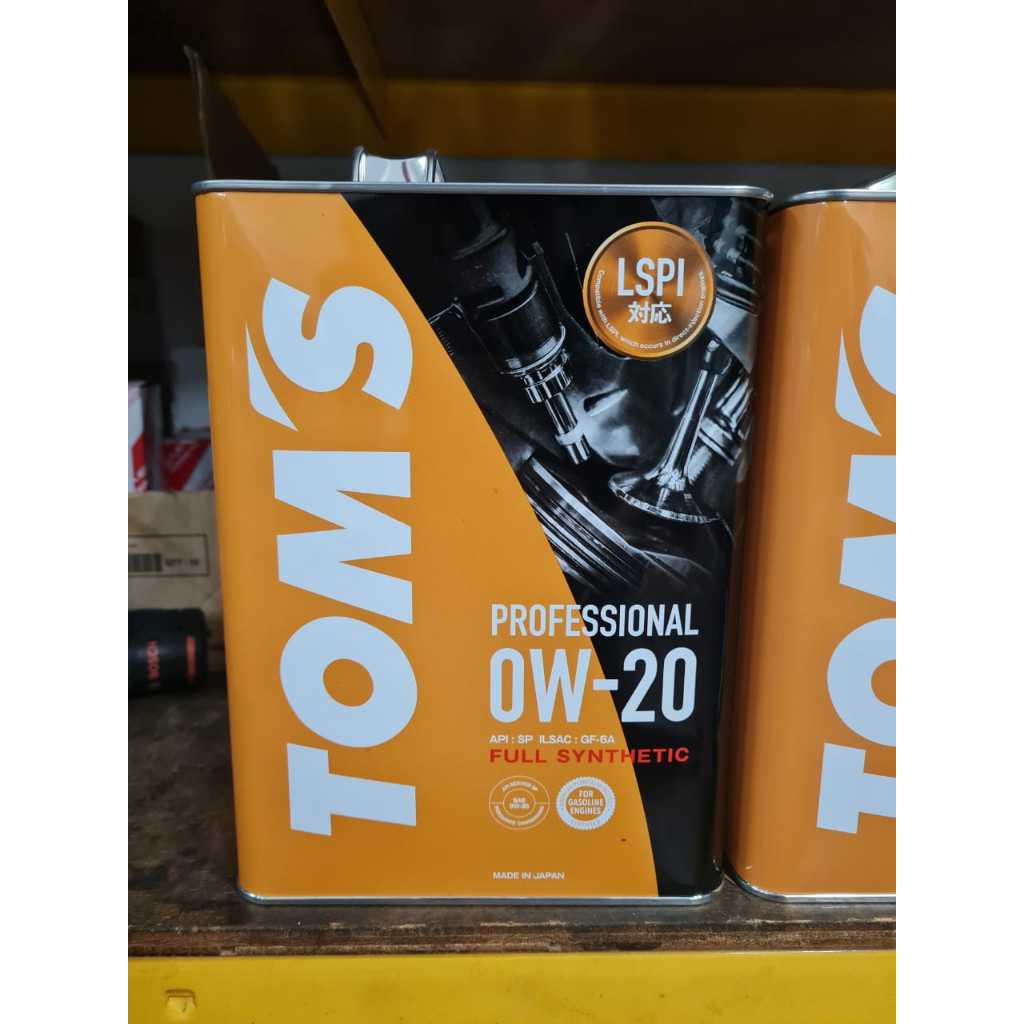 TOMS PERFORMANCE LUB 0W20 FULLY ENGINE OIL -4L | Shopee Malaysia