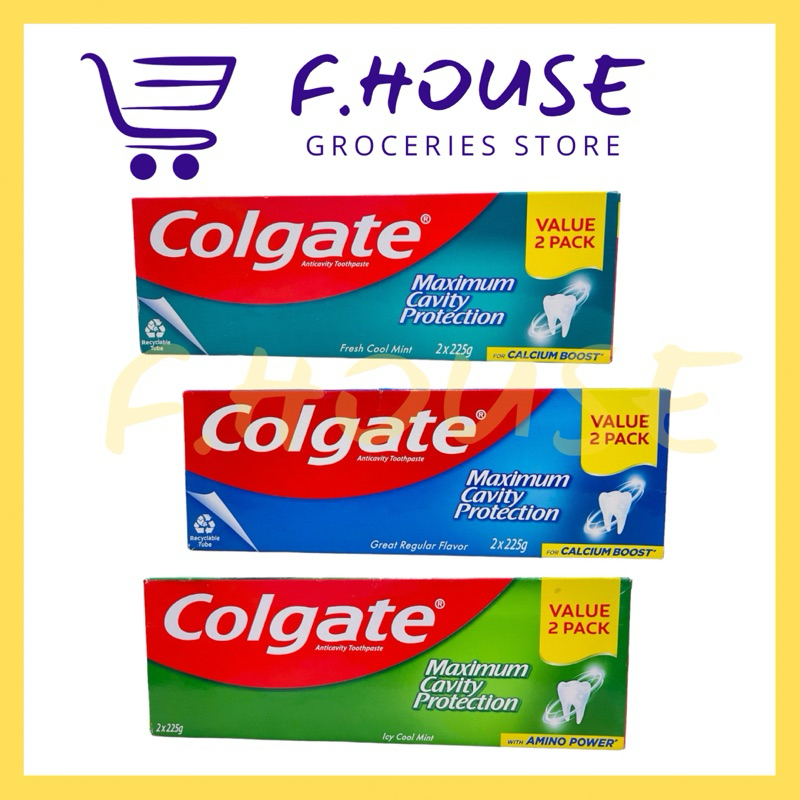 [CLEARANCE STOCK]COLGATE Toothpaste Valuepack (2 x 225g) | Shopee Malaysia