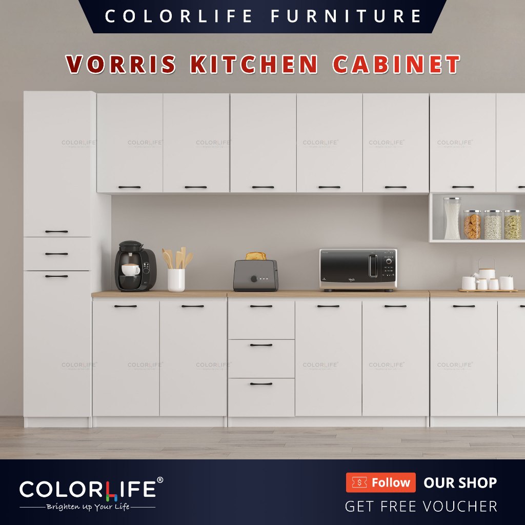 Color Life Vorris Kitchen Cabinet Series / Multi Function Wall Kitchen ...