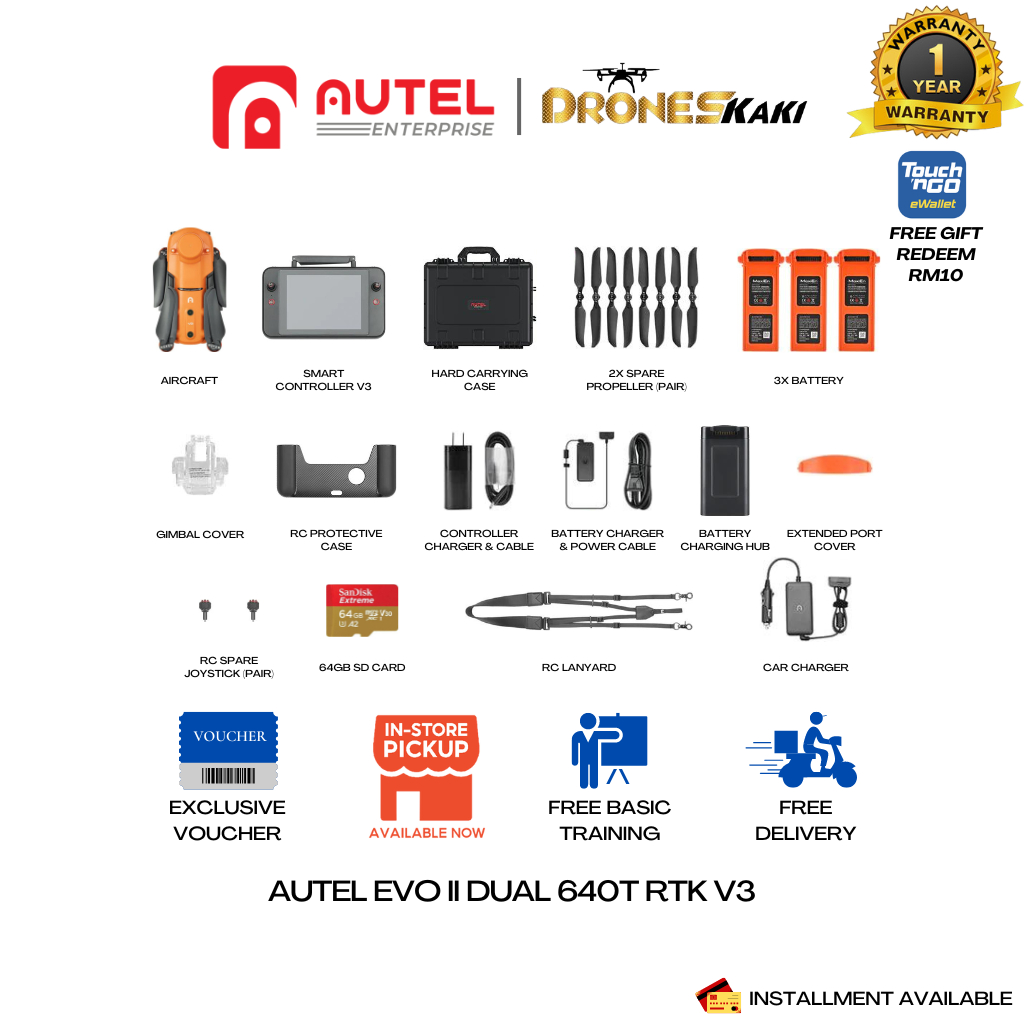 Autel EVO II Dual 640T RTK V3 | Shopee Malaysia