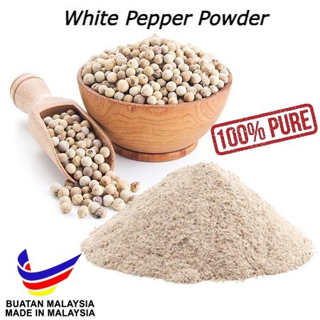 250g | 500g 100% SARAWAK WHITE PEPPER POWDER 1KG | SERBUK LADA PUTIH ...