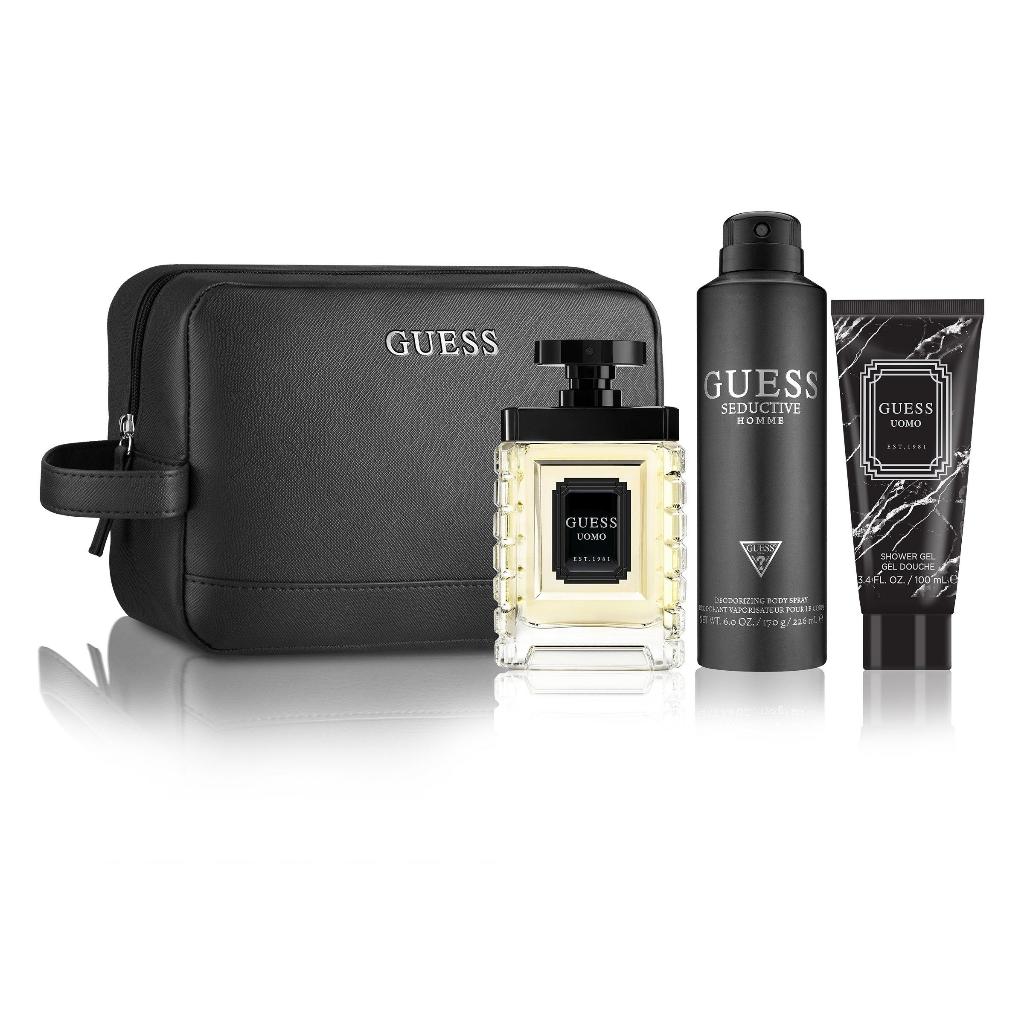 Guess Uomo EDT 100ml + SG 100ml + BS 226ml + Pouch Gift Set (M ...