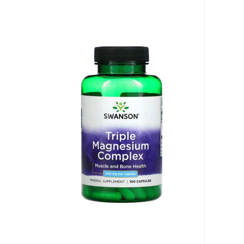 Triple Magnesium Complex, 400 mg [100 Gelatine Capsules] | Shopee Malaysia