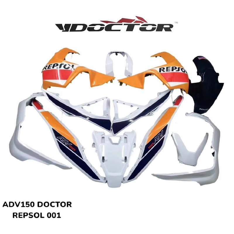 HONDA ADV 150 COVER SET (DOCTOR) STICKER TANAM | Shopee Malaysia