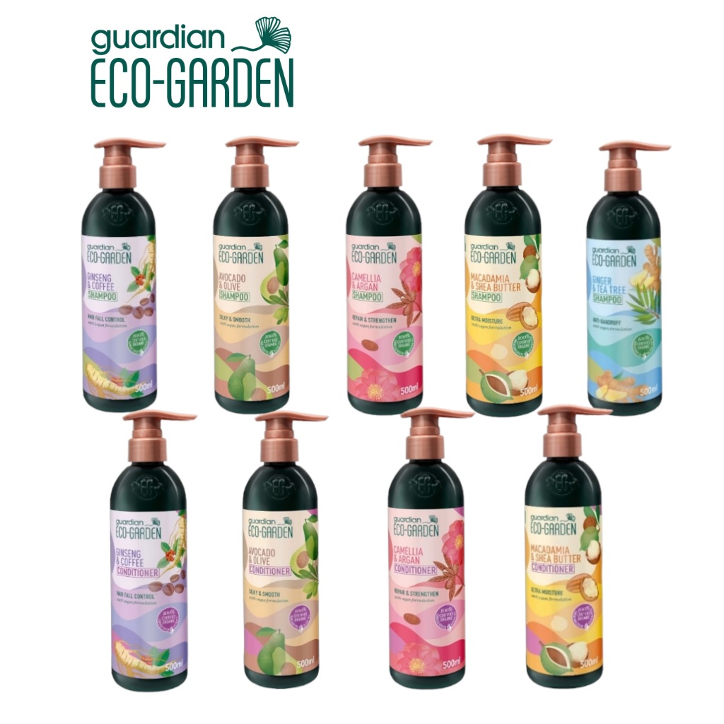 Guardian ECO-GARDEN Shampoo/ Conditioner 500ml | Shopee Malaysia