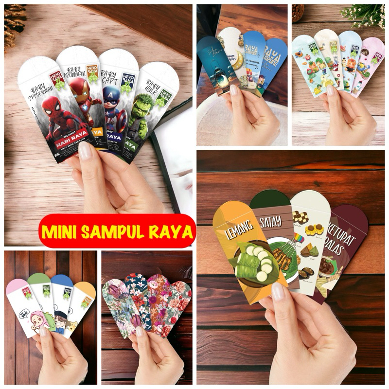 MINI SAMPUL RAYA VIRAL [5PCS SEPEKET] | Shopee Malaysia