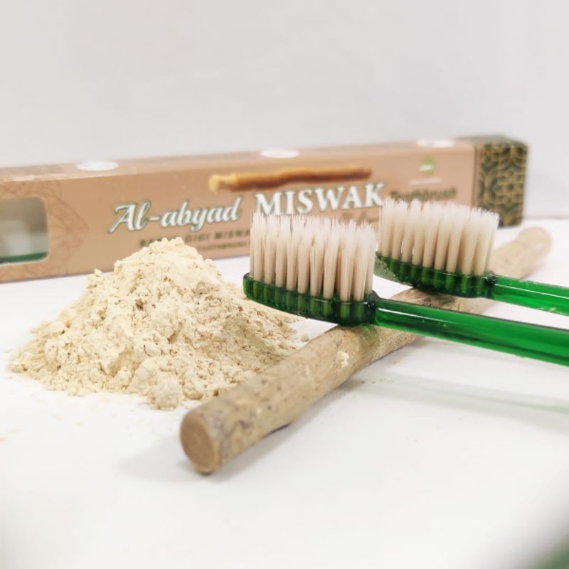 AL-ABYAD Berus Gigi Miswak | Miswak Toothbrush | Kayu Sugi Sunnah ...