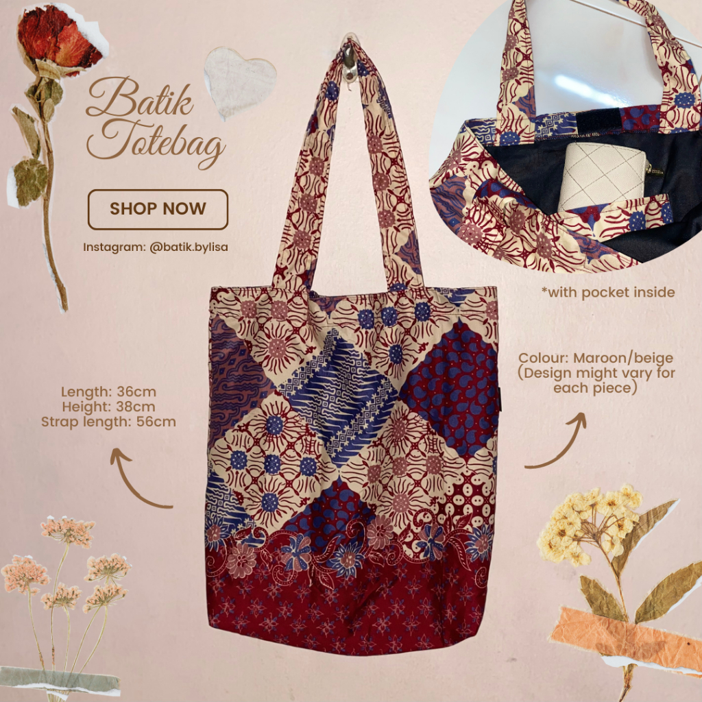 [RESTOCK] HANDMADE Batik Totebag Beg Telekung Murah Viral (Batikbylisa ...
