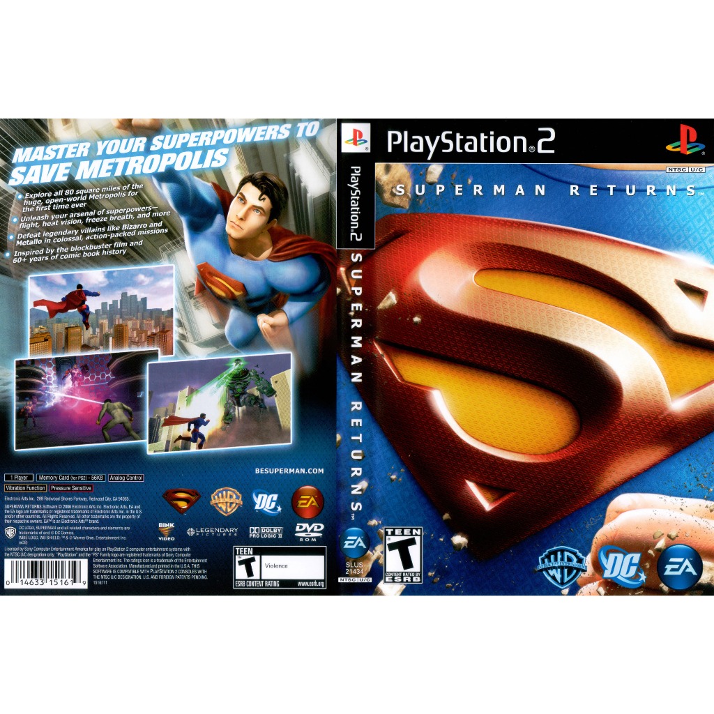 PS2 Superman Returns (DVD GAMES) | Shopee Malaysia