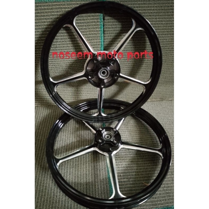 SPORT RIM Y15 V1-V2 Y15ZR YSUKU ENKEL 160x17 HITAM BLACK FG505 | Shopee ...