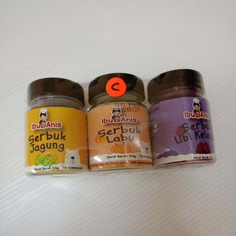 IBU ANIS - Set 3in1 baby seasoning powder @ serbuk perasa makanan bayi ...