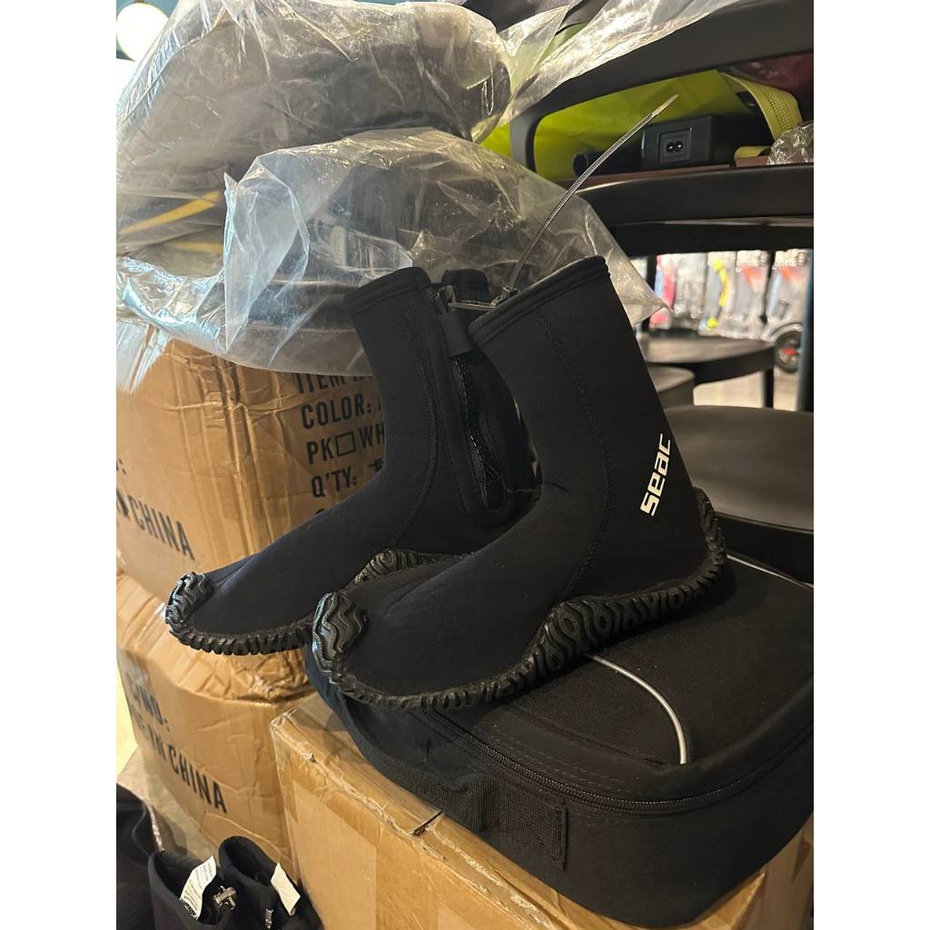 🔥Clear Stock🔥Seac/Aropec 5mm Neoprene Diving Boots Scuba Diving Booties ...