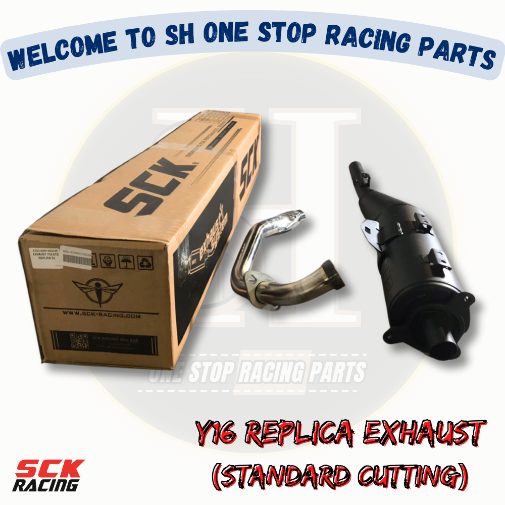 Y16 Y16ZR SCK RACING REPLICA EXHAUST STD STANDARD CUTTING EXHAUST EKZOS ...