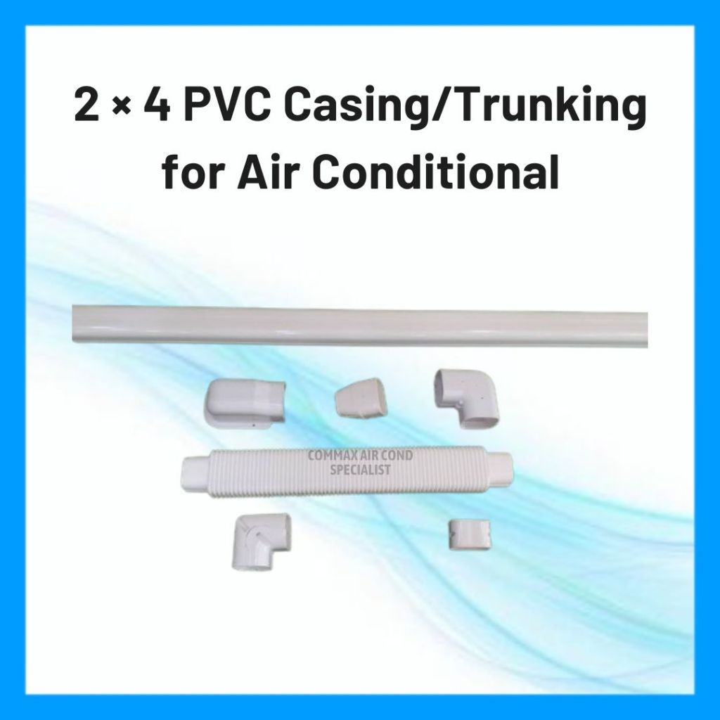 2 x 4 Pvc Casing Trunking For Air Conditioning. | Shopee Malaysia
