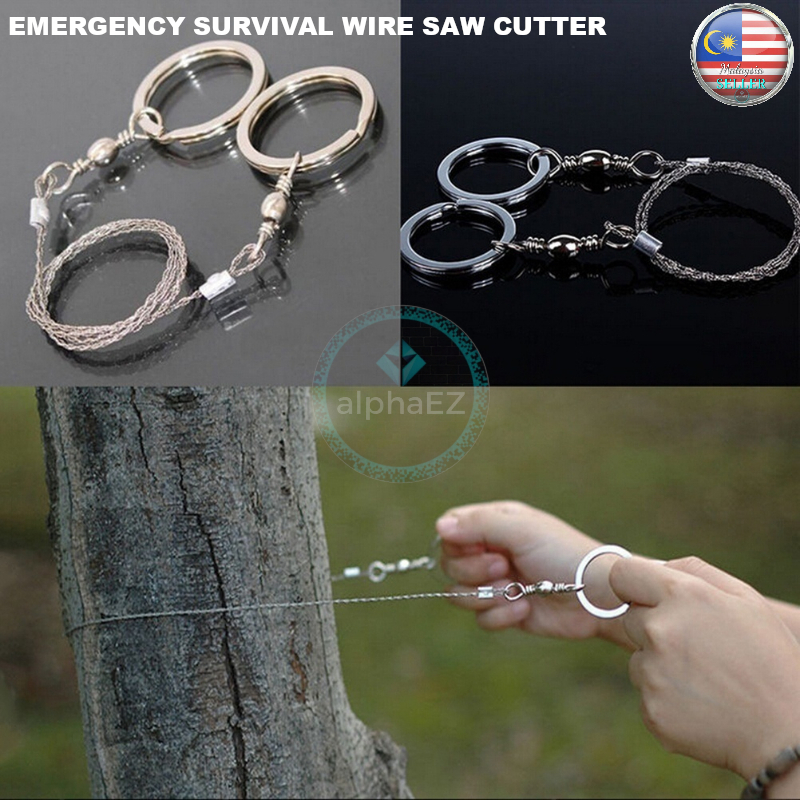 NEW Tools 1pcs Emergency Survival Gear Steel Wire Saw Camping Hiking ...