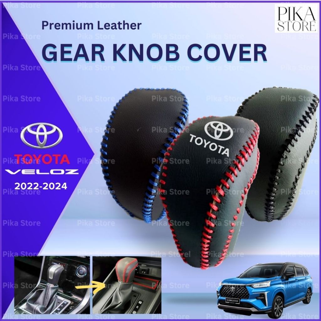 LEATHER Toyota Veloz Gear Knob Cover Gear Toyota Veloz Accessories 2022 ...