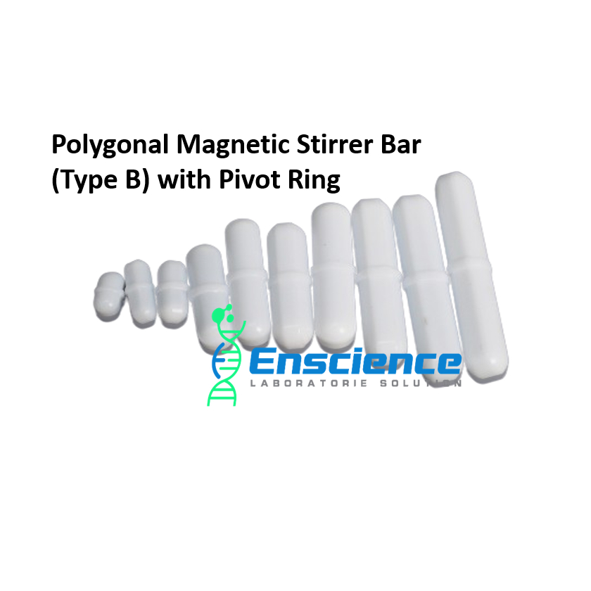 Magnetic Stirrer Bar PTFE coated Polygon, Type B with Pivot Ring ...