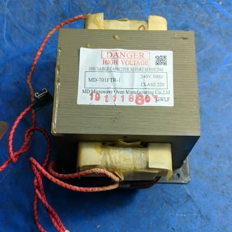 Midea Microwave MM720CGE Used Parts Transformer Fan Motor Timer Board ...