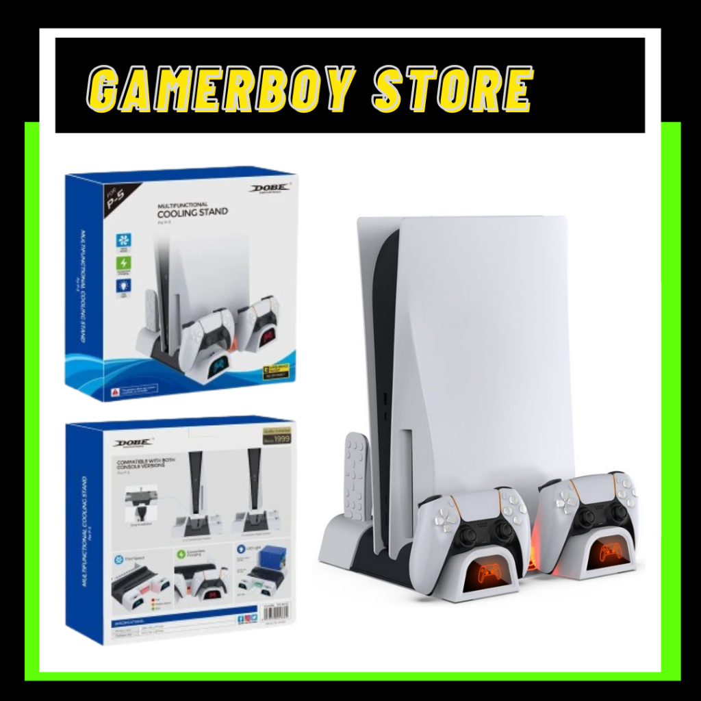 [DOES NOT SUPPORT PS5 SLIM] DOBE MULTIFUNCTIONAL COOLING STAND FOR PS5 ...