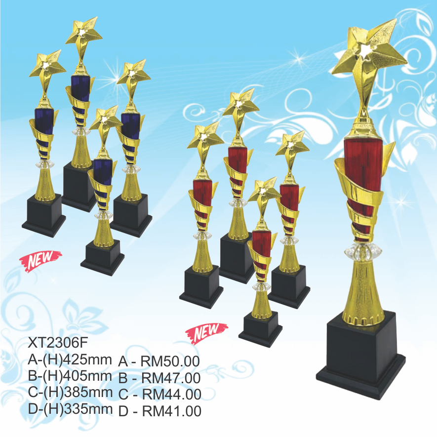 TROPHY XT2306F + LABEL + LOGO ( HADIAH SUKAN DAN HADIAH ANUGERAH ...