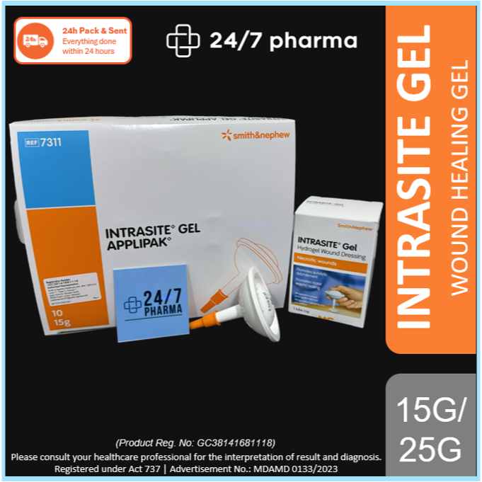 INTRASITE GEL Hydrogel SMITH & NEPHEW S&N SN 施樂輝水凝胶敷料 polymer Intra ...
