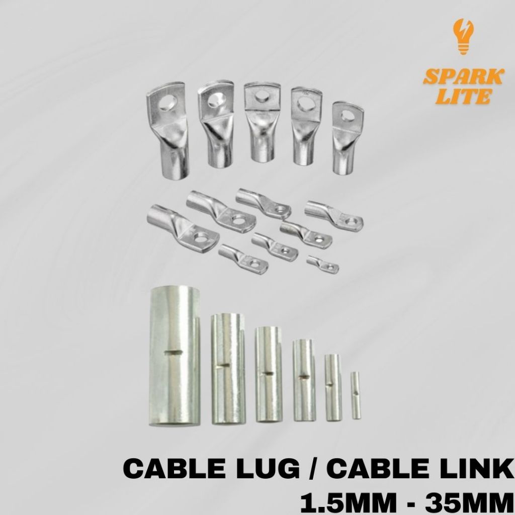 Cable Lug / Cable Link Tinned Copper Wire Connector (1.5mm to 50mm ...