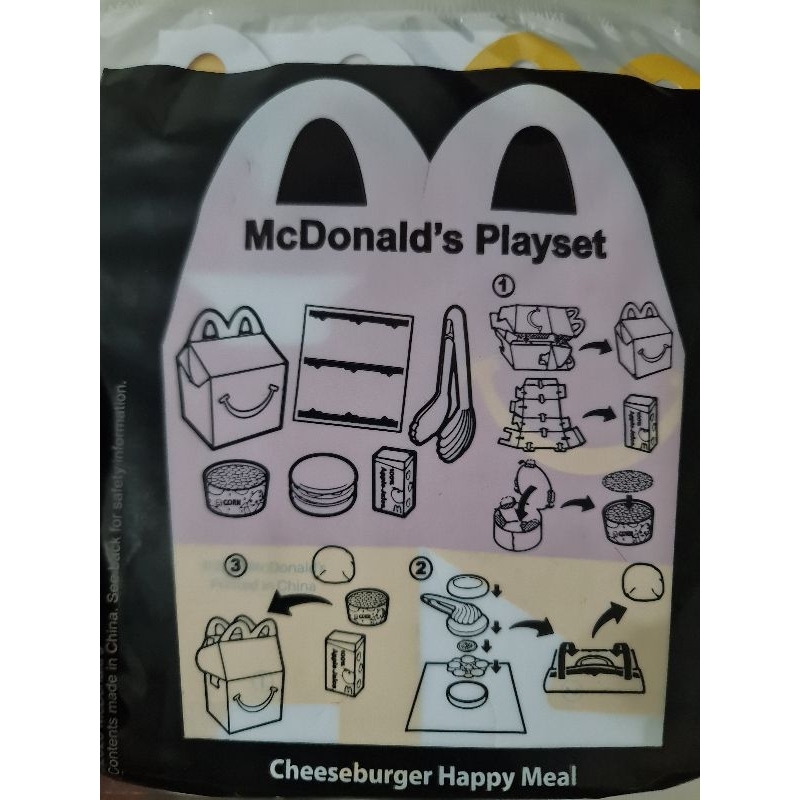 Cheese Burger Play Set MCD Mekdi Doraemon Toys Lola Bunny Marvin ...