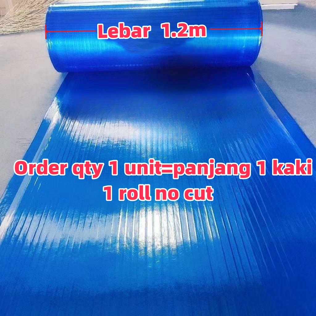 ATAP Cerah Lutsinar Rata 1mm Murah / Greenhouse Flat Transparent Roof ...