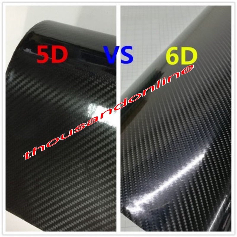 CARBON STICKER 3D / 4D / 5D / 6D HIGH GLOSS QUALITY STICKER / BODY ...