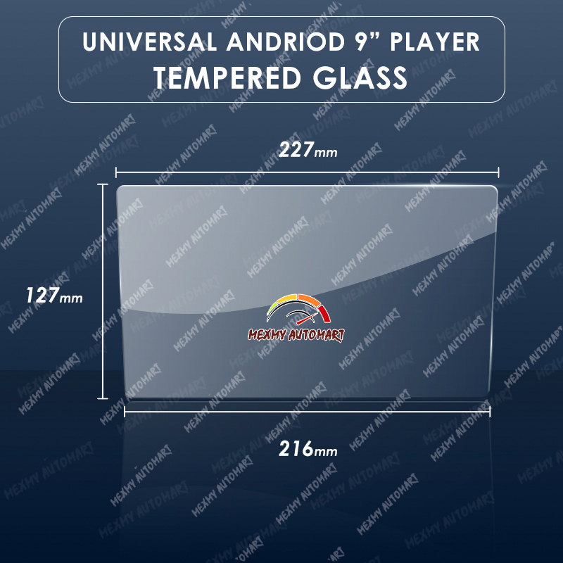 PROTON X50 X70 X90 S70 SAGA PERSONA EXORA Tempered Glass Head Unit ...