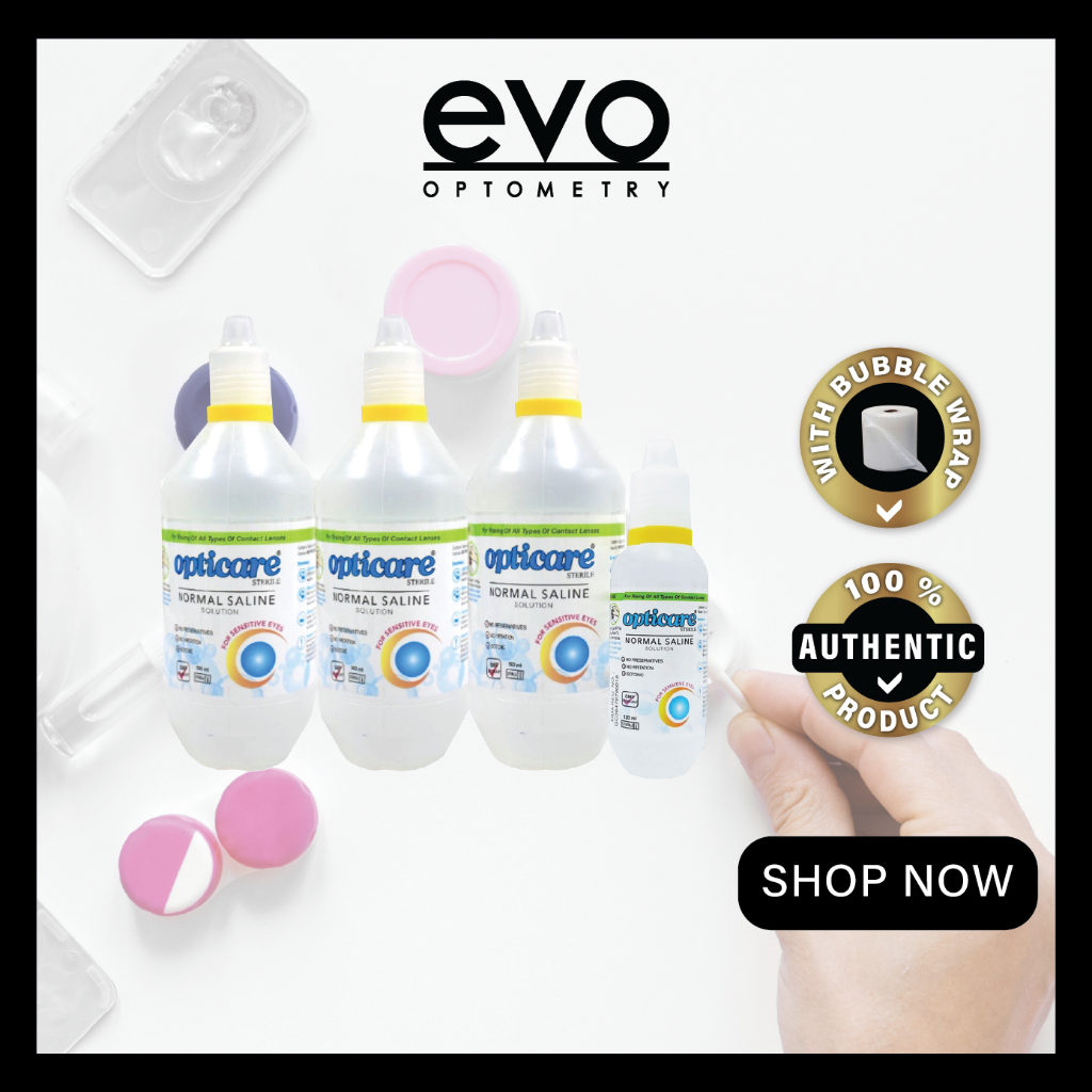 evo opticare Normal Saline SOLUTION 500ml (3 bottles) + 120ml (1 Bottle ...