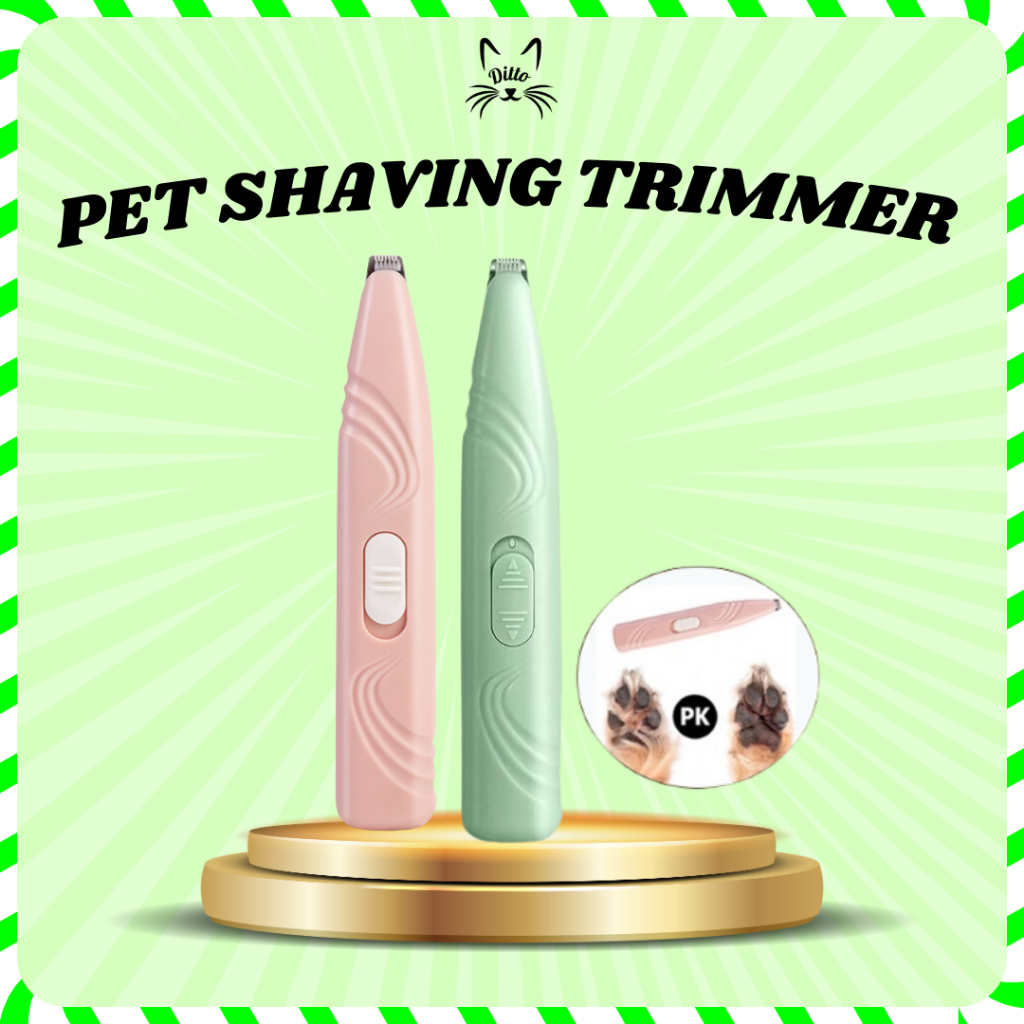 DITTO Pet Dog Cat Foot Hair Trimmer Electrical Pet Toenail Cutter ...