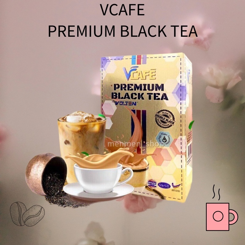 🔥HALAL🔥 Dr.4 Vcafe Original Volten Premium Black Tea (20 sachet ...