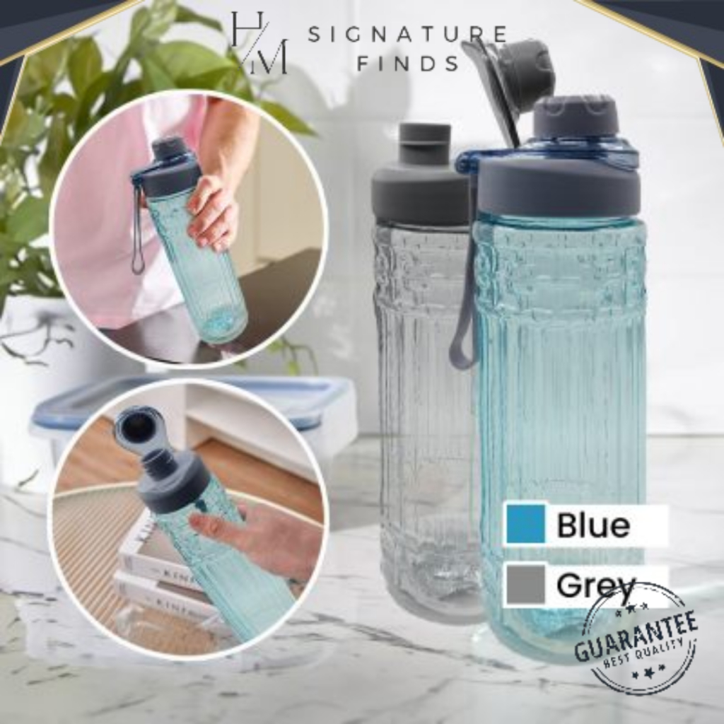 650ml Plastic Lid Water Bottle Drinking Bottle Sports Outdoor Travel ...