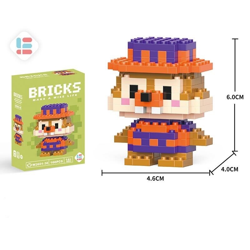 Building Block Nano Bricks Cute Cartoon (Make A Wise Life) 5mm & 8mm 14 ...