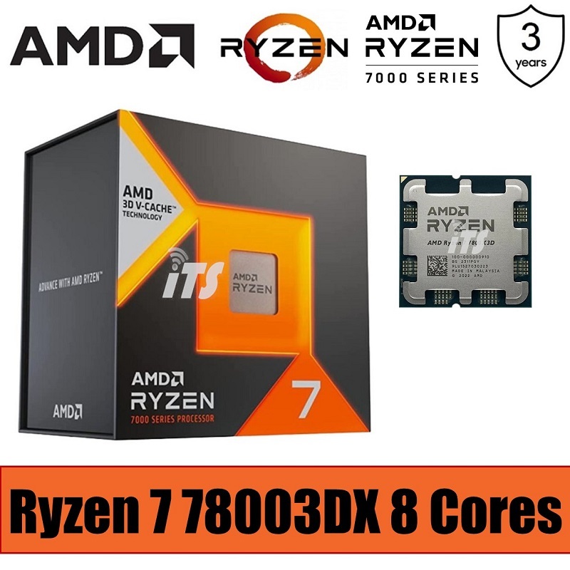AMD Ryzen 7 78003DX 4.2Ghz AM5 Processor | Shopee Malaysia
