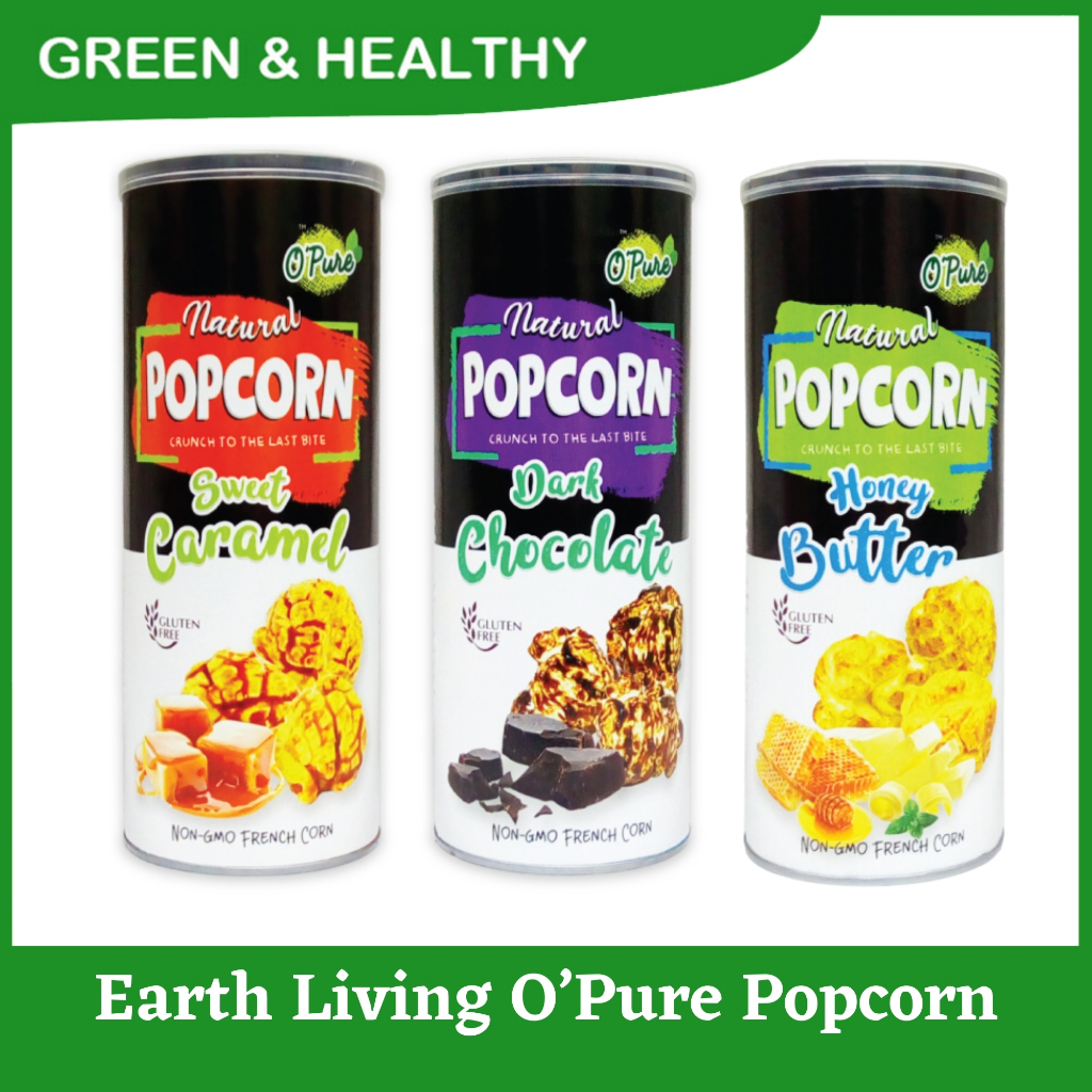 Earth Living O'Pure Natural Popcorn 天然爆米花 80g | Shopee Malaysia