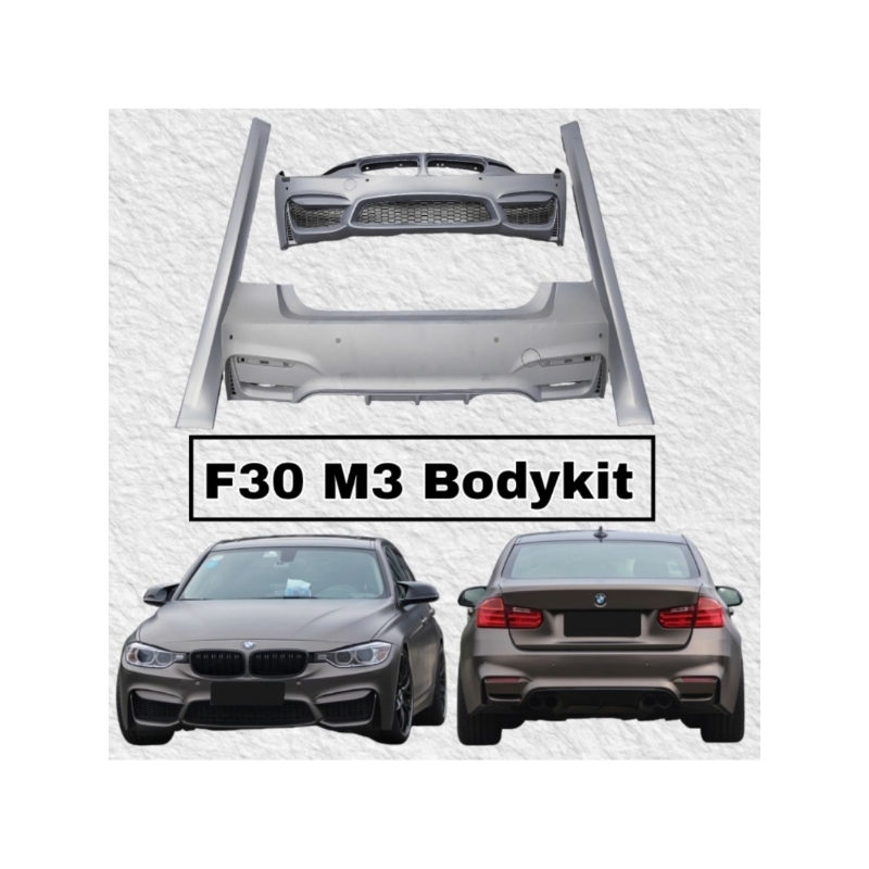 BMW F30 M3 Bodykit PP Material AN Style | Shopee Malaysia