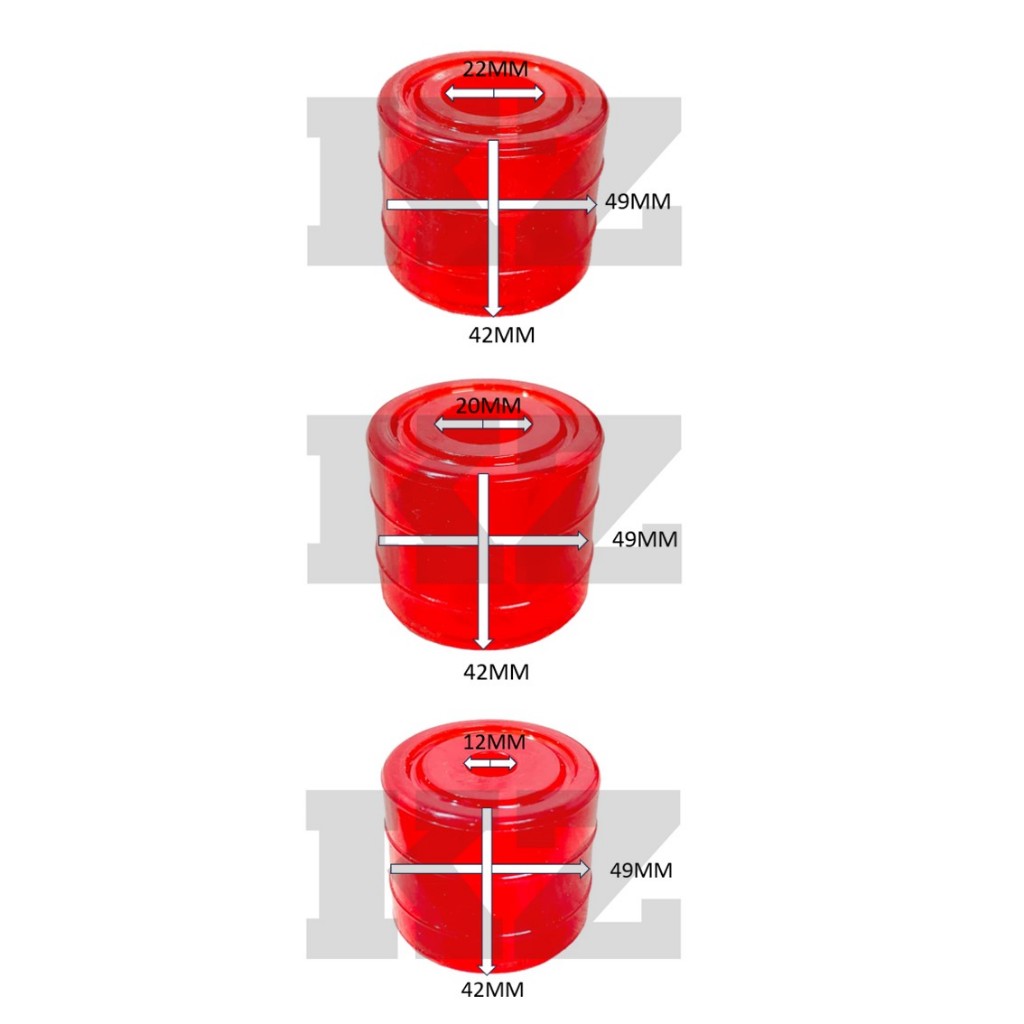 UNIVERSAL PROTON PERODUA HONDA TOYOTA - RED SILICONE ABSORBER STOPPER ...