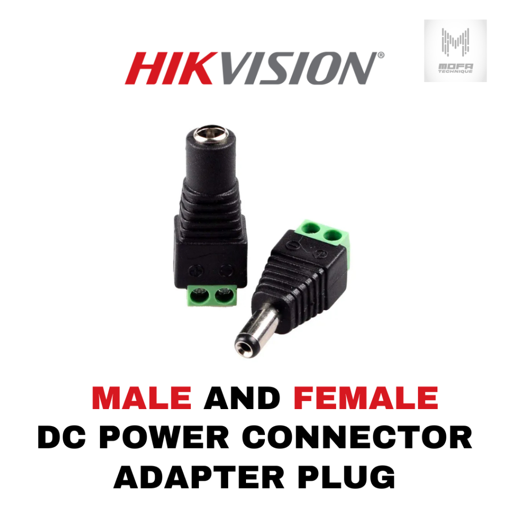 Male and Female DC Power Connector Adapter Plug | Shopee Malaysia