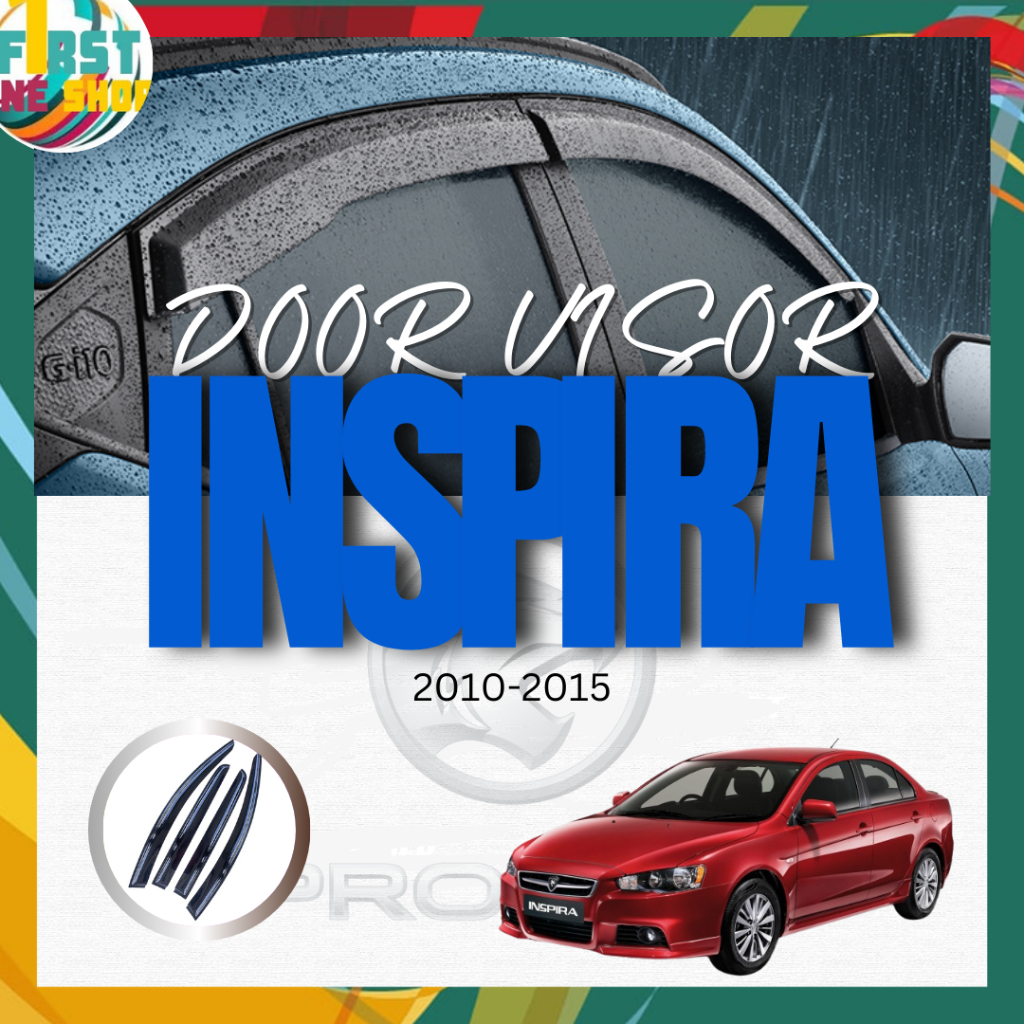 Proton Inspira/Mitsubishi Lancer Door Visor Mugen Air Press Window Wind ...