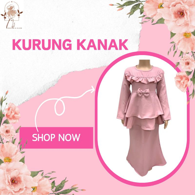 🔥 BestSeller 🔥HQ - KURUNG KANAK (1-12Tahun) | Shopee Malaysia