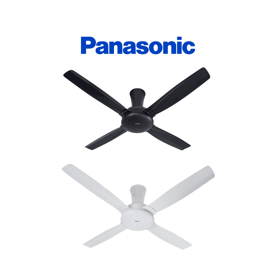 Panasonic 56'' 4 Blade Remote Control Ceiling Fan | Bayu 4 FM14CZVBKH ...