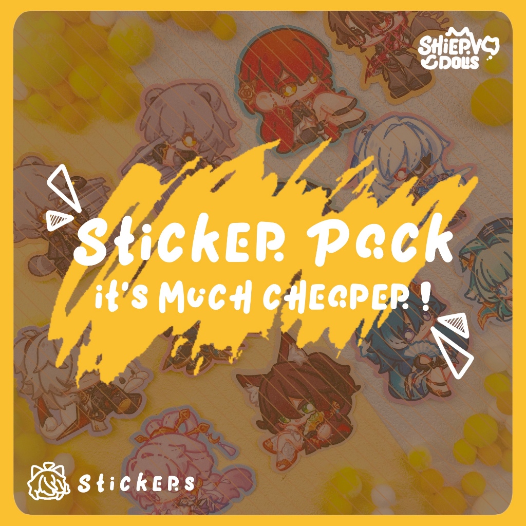[Shiervodolls] HSR Stickers Pack | Honkai Star Rail 崩坏星穹铁道 貼紙 | Shopee ...
